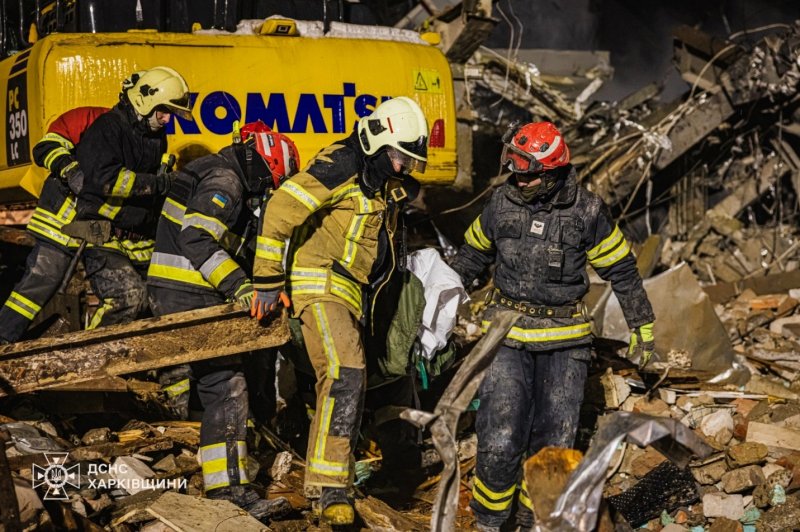 Russian missile strike in Kharkiv kills two, including child | News.az